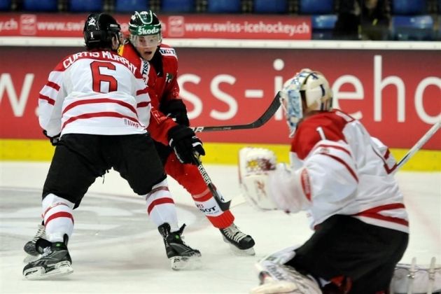 Matt Zaba bester Spieler im Testspiel Kanada - Schweiz - Hockey Club Bozen